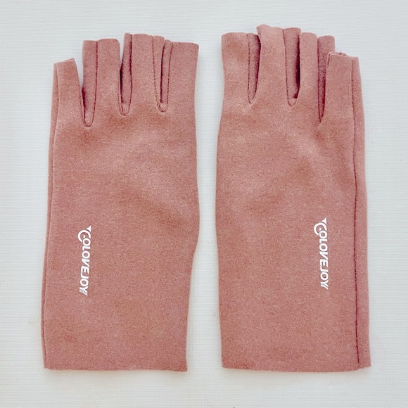 GOLOVEJOY | Accessories | 2 Pair Blush Pink Half Finger Compression ...